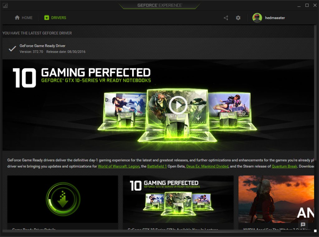 Faceți cunoștință cu noua interfață NVIDIA GeForce Experience - Geforce ...